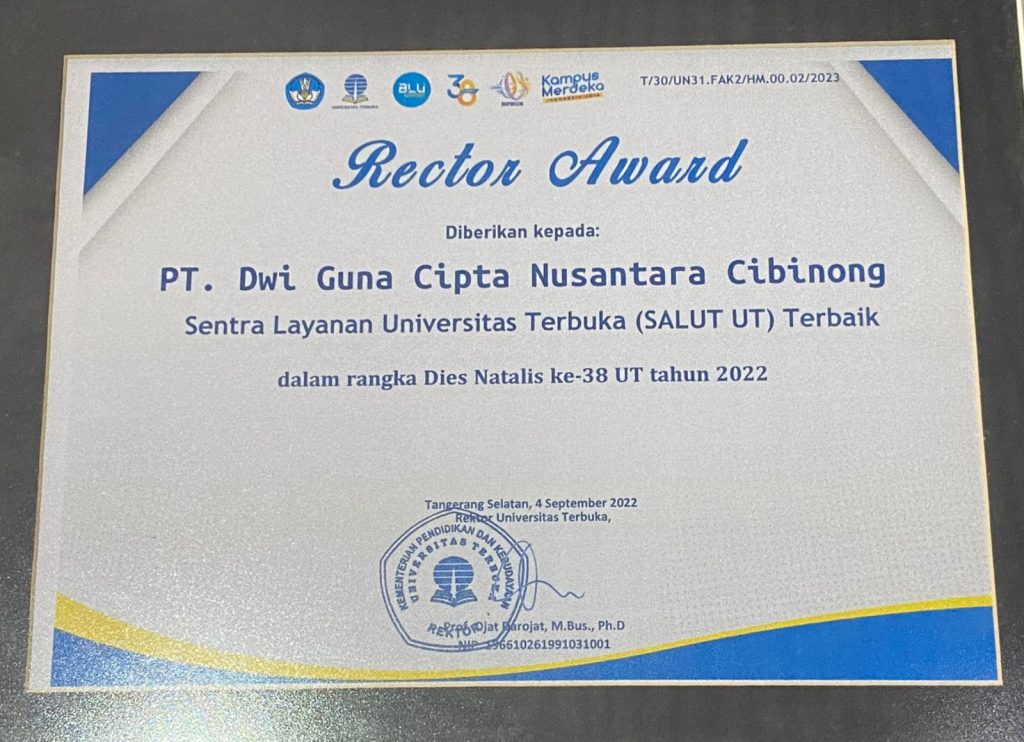 Informasi Pendaftaran UT - SALUT DGCN